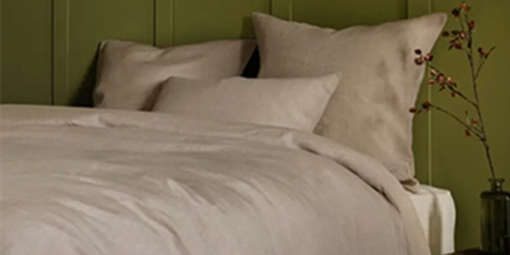 Nouvelle collection de linge de lit en lin b ...